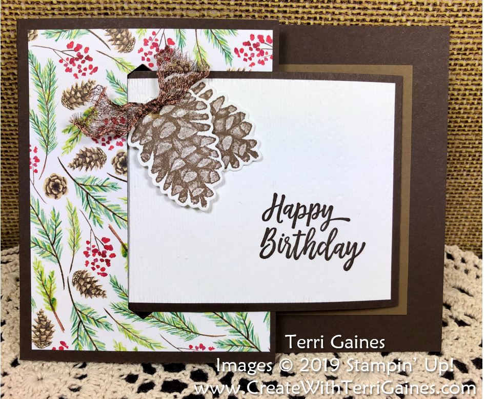 Fun Fold Buckle Card using Painted Seasons Bundle & Dies - Create With ...