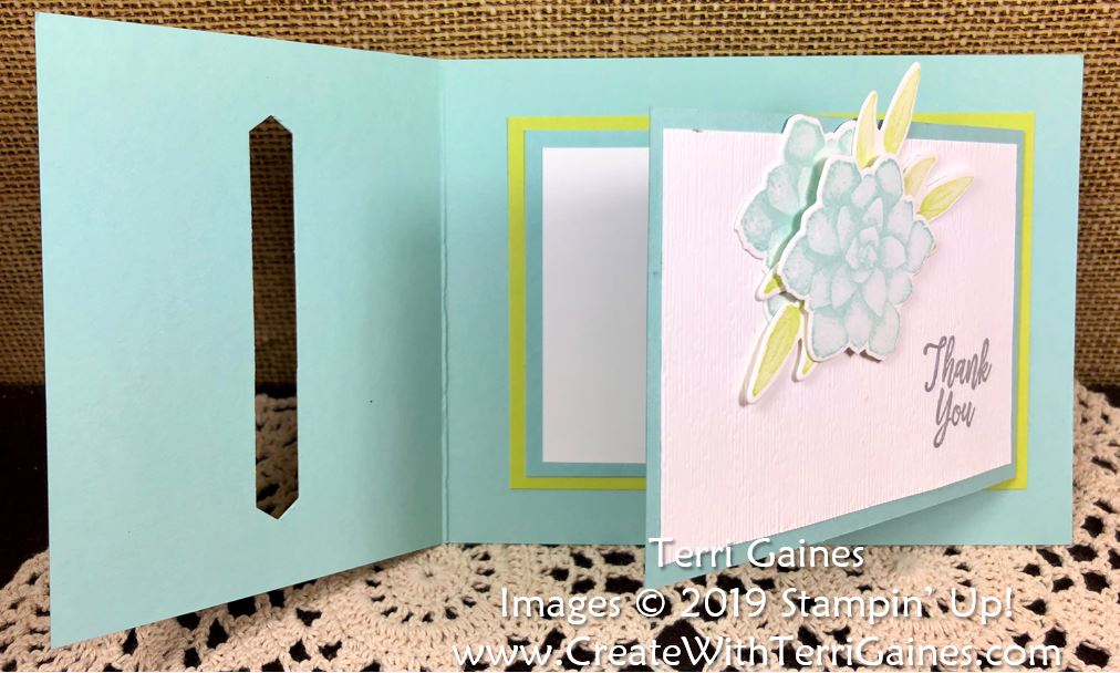 Fun Fold Buckle Card using Painted Seasons Bundle & Dies - Create With ...