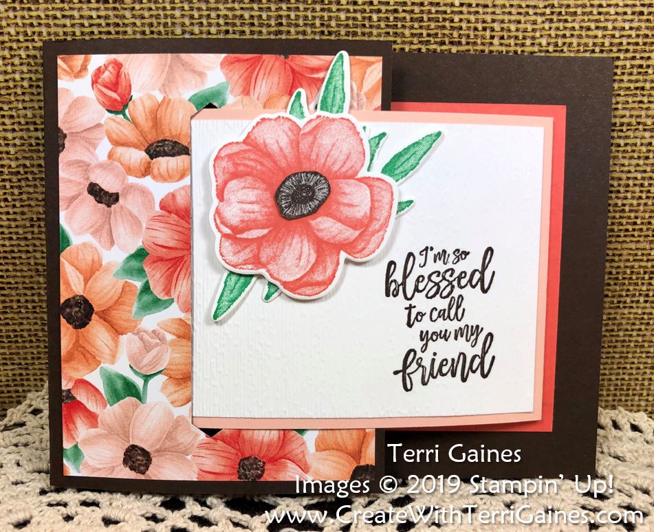 Fun Fold Buckle Card using Painted Seasons Bundle & Dies - Create With ...