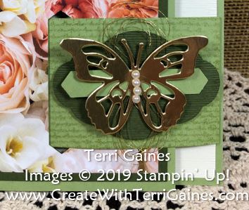 Fun Fold Buckle Card using Petal Promenade Designer Series Paper ...