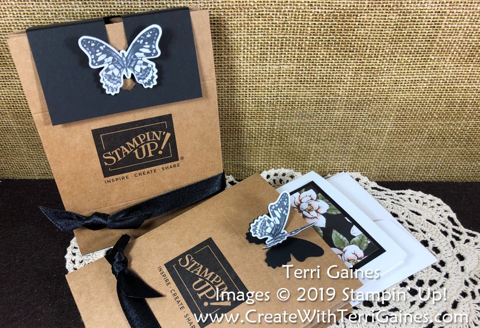 Stampin' Up! Mini Shipping Box Note Card Holder - Incentive Trip Swap ...