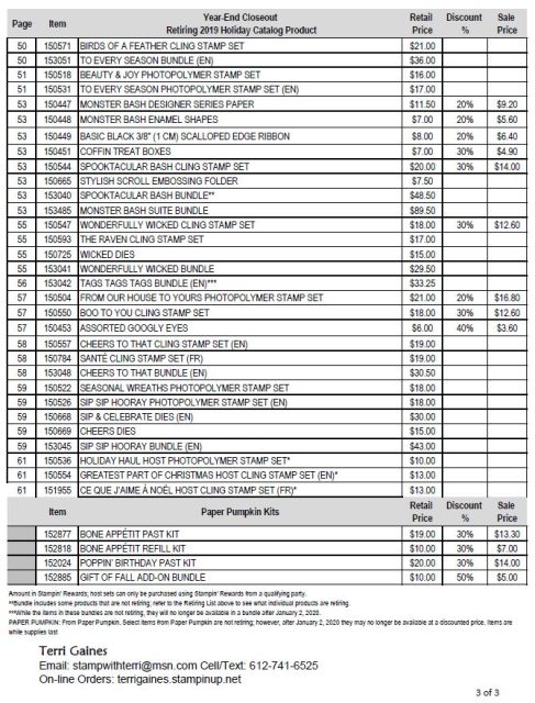 Year-End Closeout starts today - Create With Terri Gaines