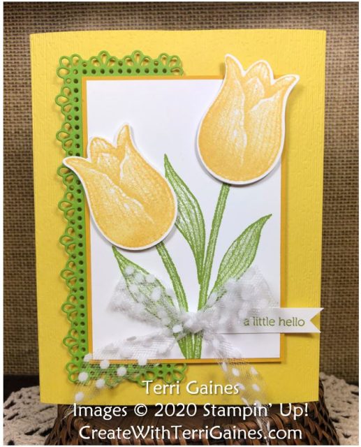 A Beautiful Timeless Tulip Card for Any Occasion - Create With Terri Gaines