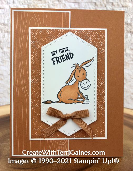 Darling Donkeys Card Samples (video) - Create With Terri Gaines