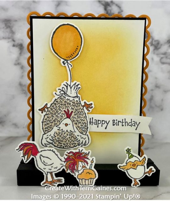 Standing Fun Fold Card (with video) - Create With Terri Gaines