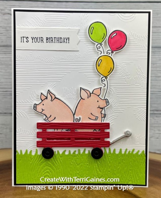 This Birthday Piggy Bundle Cards (Video & PDF Download) - Create With ...