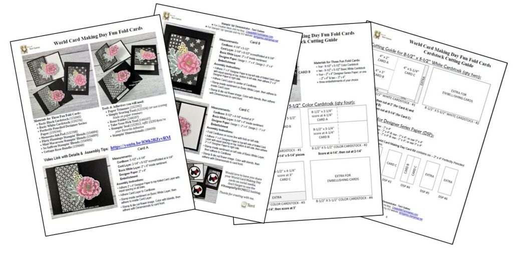 World Card Making Day Fun Fold Cards (video with PDF download) - Create ...