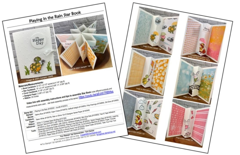 Star Book Tutorial (video & FREE PDF Download) - Create With Terri Gaines