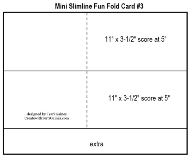 Mini Slimline Fun Fold Cards & Envelopes (FREE PDF Templates & Video ...