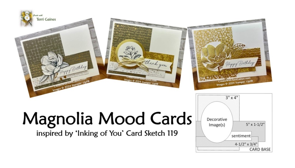 Magnolia Mood Cards inspired by Card Sketch 119 with FREE PDF Download ...