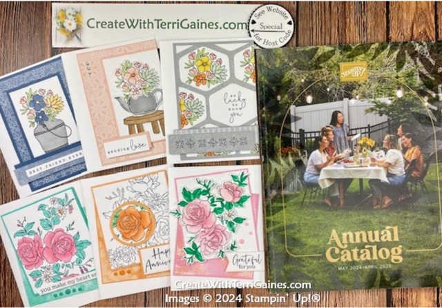 Stampin' Up! 2024-2025 Annual Catalog Card Sketch Templates with FREE ...