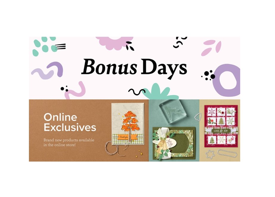 Bonus Days & New Online Exclusives - Create With Terri Gaines