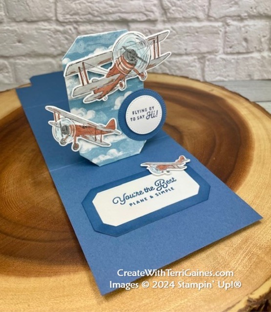 Adventurous Sky Pop Up Easel Card with FREE PDF Project Sheet ...