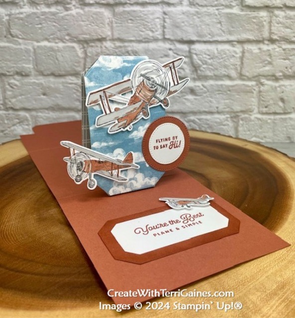 Adventurous Sky Pop Up Easel Card with FREE PDF Project Sheet ...
