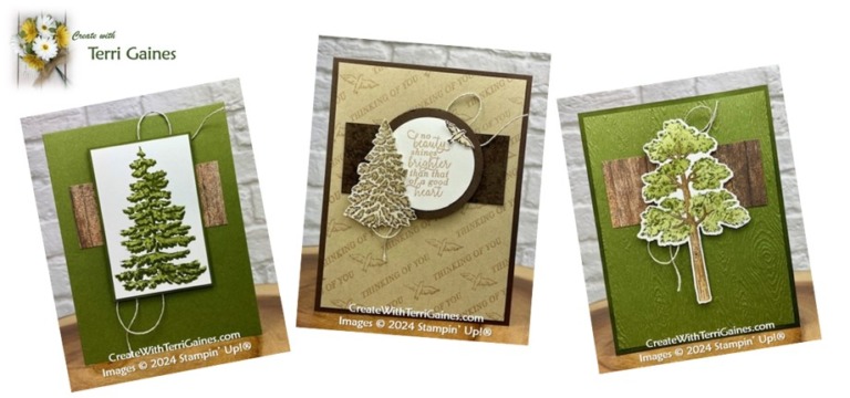 Frosted Forest Cards inspired by Stampin' Up! Card Sketch 10 - FREE PDF ...