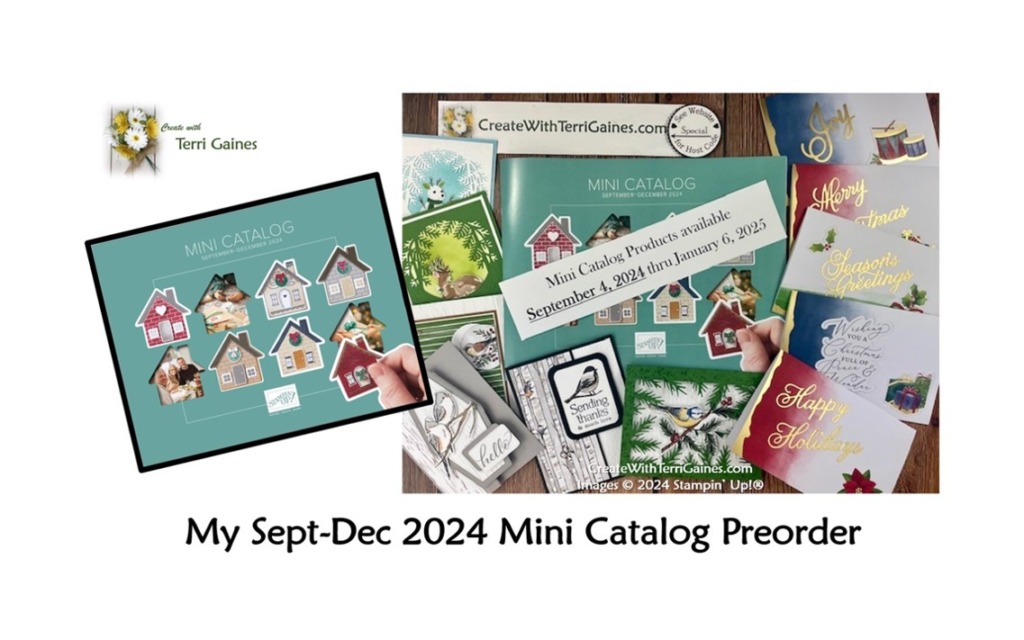 My Sept - Dec 2024 Mini Catalog Preorder Video Review - Create With ...
