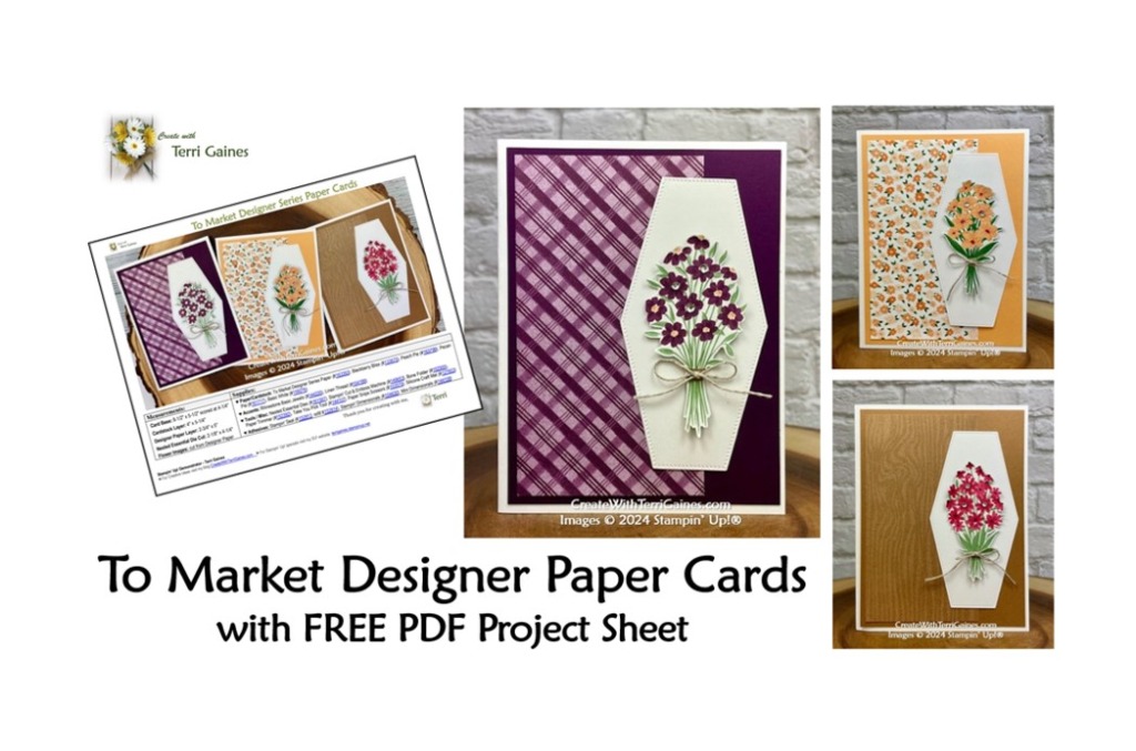 To Market Designer Series Paper Cards with FREE Project Sheet - Create ...