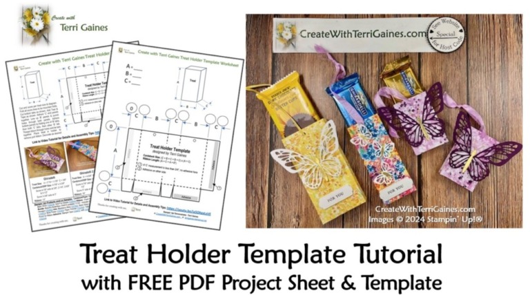 Create a Treat Holder Tutorial with FREE PDF Template Project Sheets ...