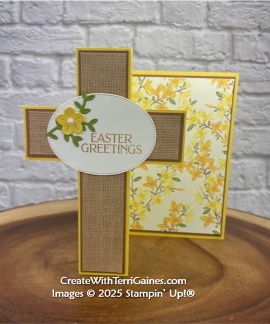 Fun Fold Cross Card with FREE Project Sheet and Video Tutorial - Create ...