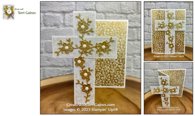 Fun Fold Cross Card with FREE Project Sheet and Video Tutorial - Create ...