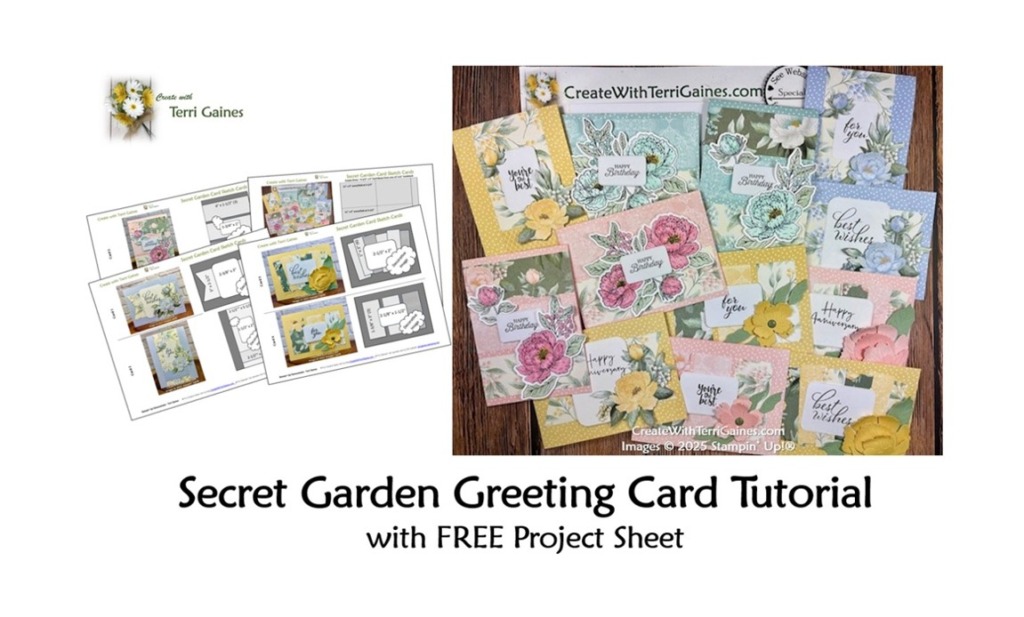 Greeting Cards created with LAST CHANCE Secret Garden Scrapbooking ...