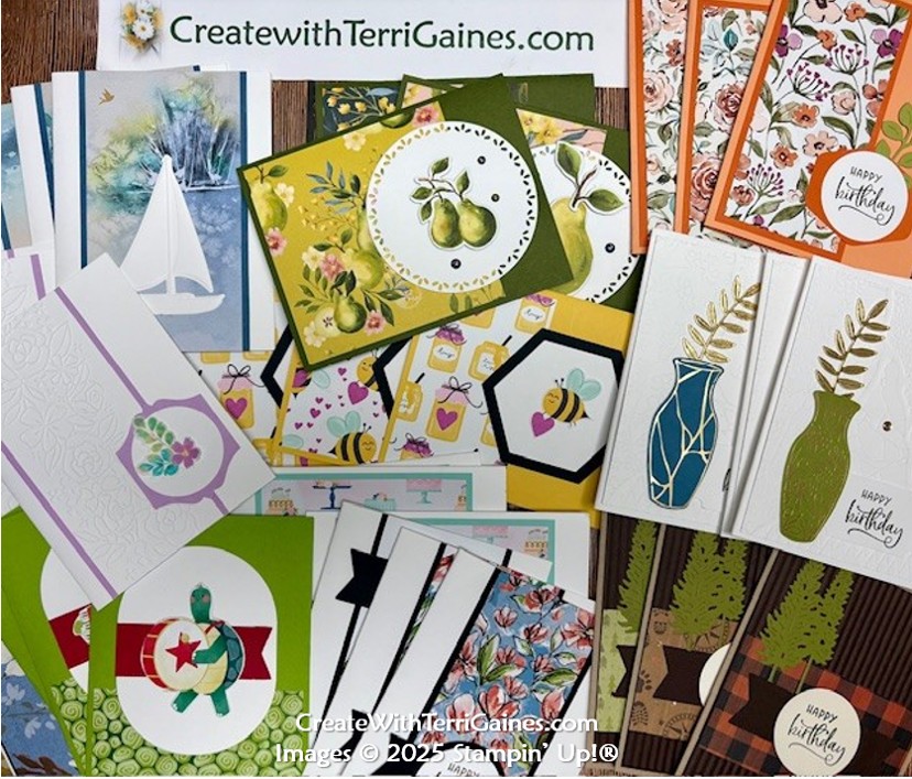 My July 2025 Stamp-a-Stack Cards with Short Video Tutorials - Create ...