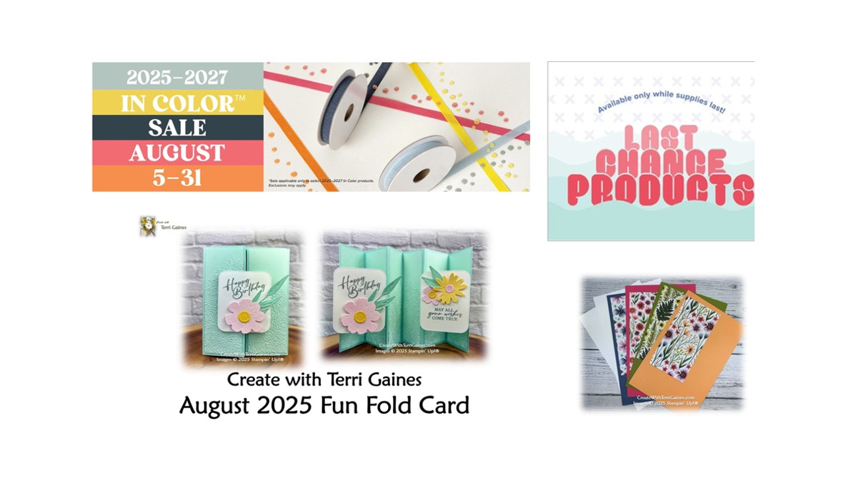 Stampin' Up! In Color Sale, LAST CHANCE Refresh & My August Thank You ...