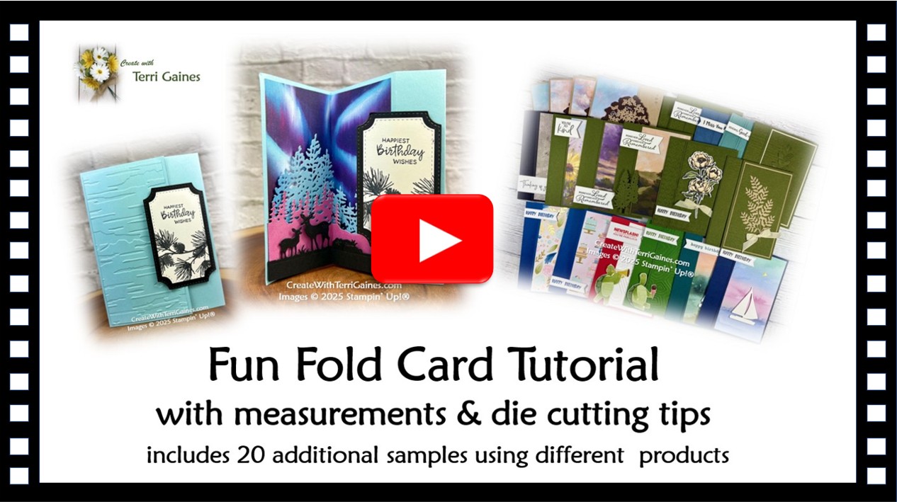 Fun Fold Tutorial with Measurements, Die Cutting & Assembly Tips, Plus ...