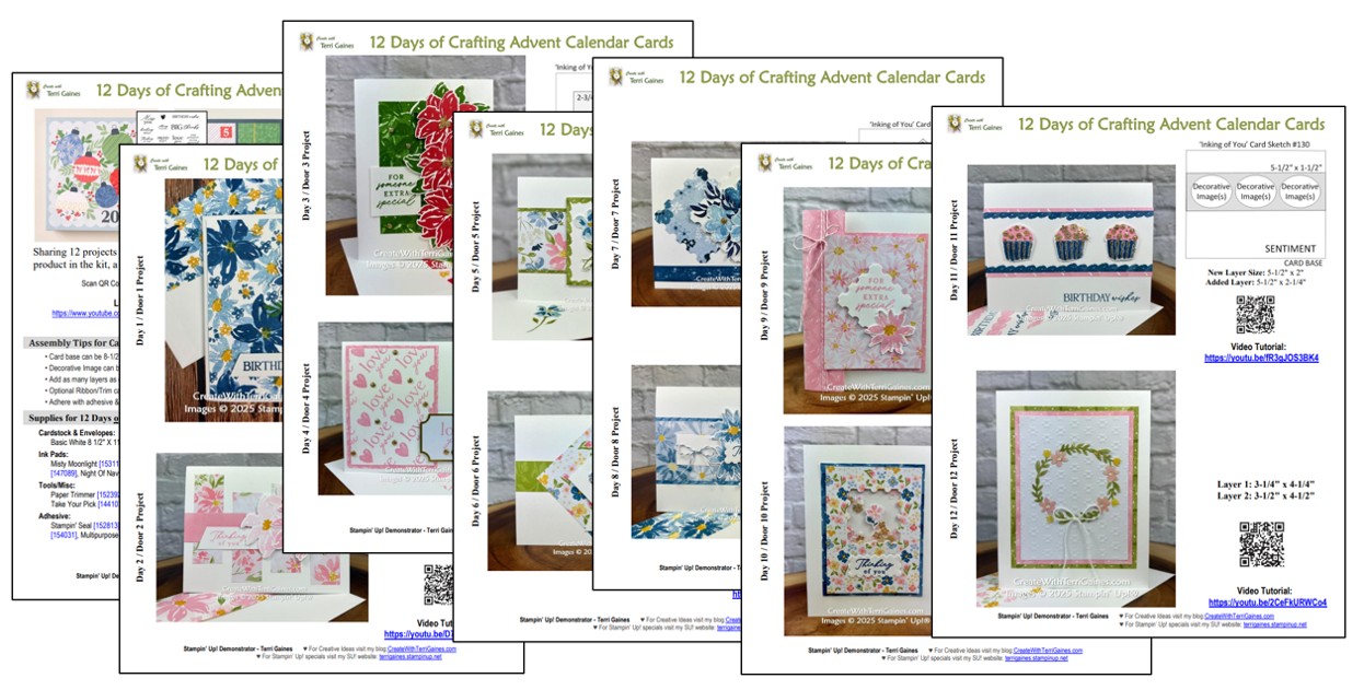 Stampin' Up! FREE Shipping Offer, Create with Terri Gaines October 2025 ...