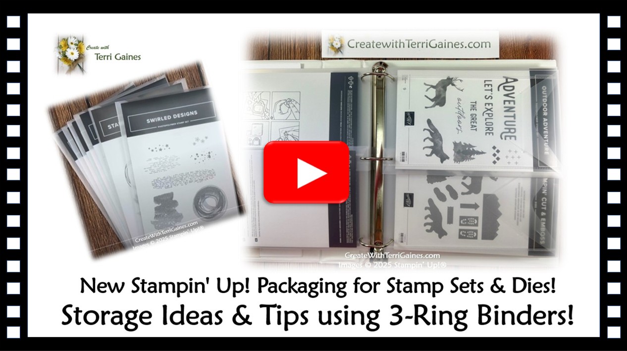 New Stampin' Up! Packaging for Stamp Sets & Dies! Storage Ideas & Tips ...