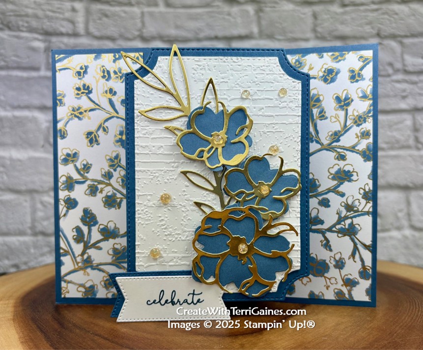 Petals of Beauty Decorative Panel Pop Out Fun Fold Card with Video ...