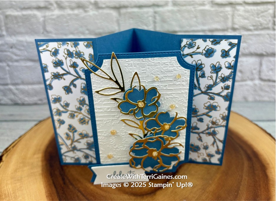 Petals of Beauty Decorative Panel Pop Out Fun Fold Card with Video ...