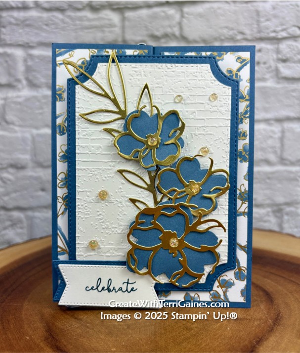 Petals of Beauty Decorative Panel Pop Out Fun Fold Card with Video ...