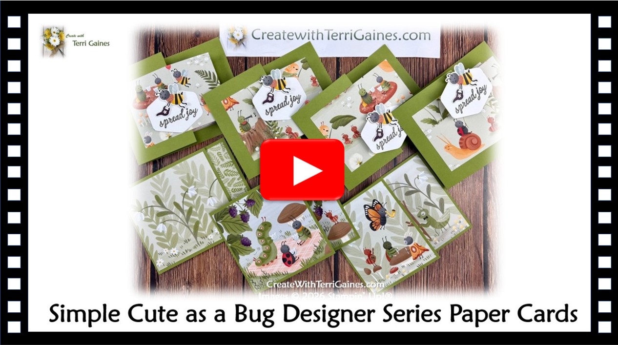 Simple & Cute Cards featuring Cute as a Bug Designer Series Paper ...