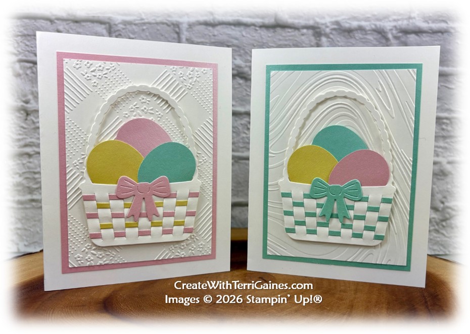 Pastels Shimmer Easter Basket Card - Video Tutorial & FREE PDF Project ...